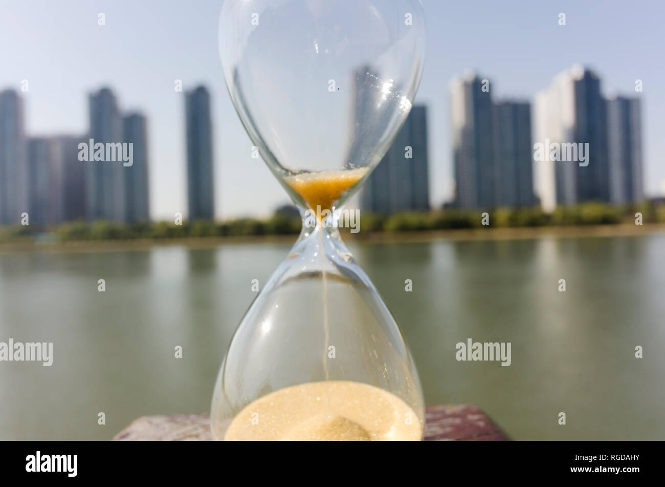 Beautiful hourglass, timer Stock Photo - Alamy