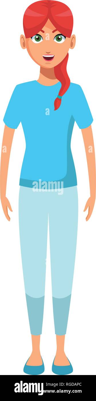 young woman body cartoon Stock Vector Image & Art - Alamy