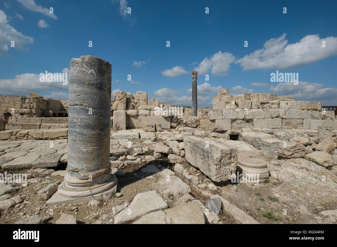 The ancient Roman ruin at Kourion, Cyprus Stock Photo - Alamy