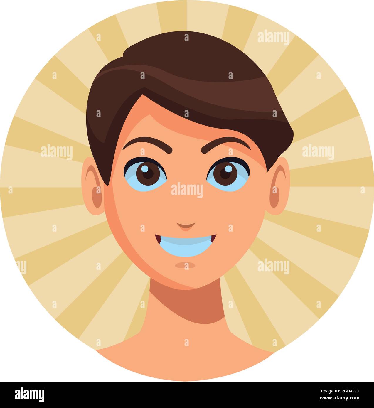 young man face cartoon Stock Vector Image & Art - Alamy