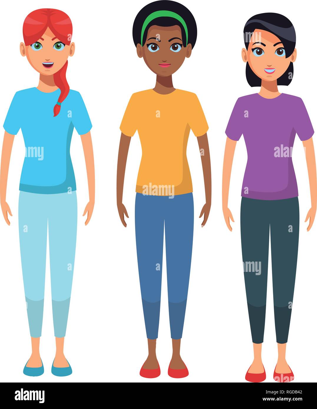 young women body cartoon Stock Vector Image & Art - Alamy