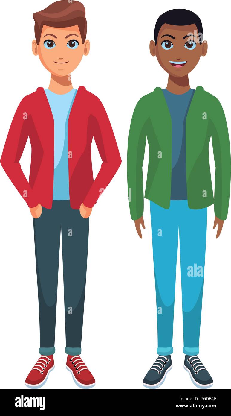 young men body cartoon Stock Vector Image & Art - Alamy