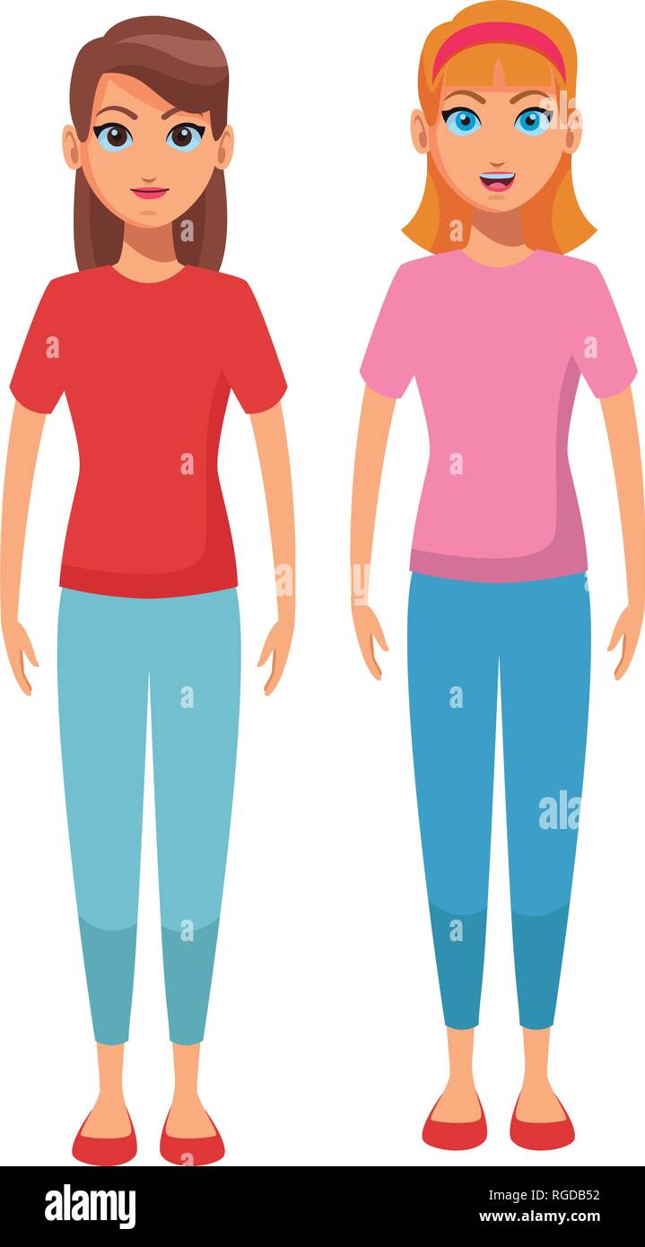 young women body cartoon Stock Vector Image & Art - Alamy