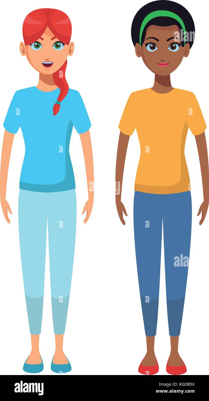 young women body cartoon Stock Vector Image & Art - Alamy