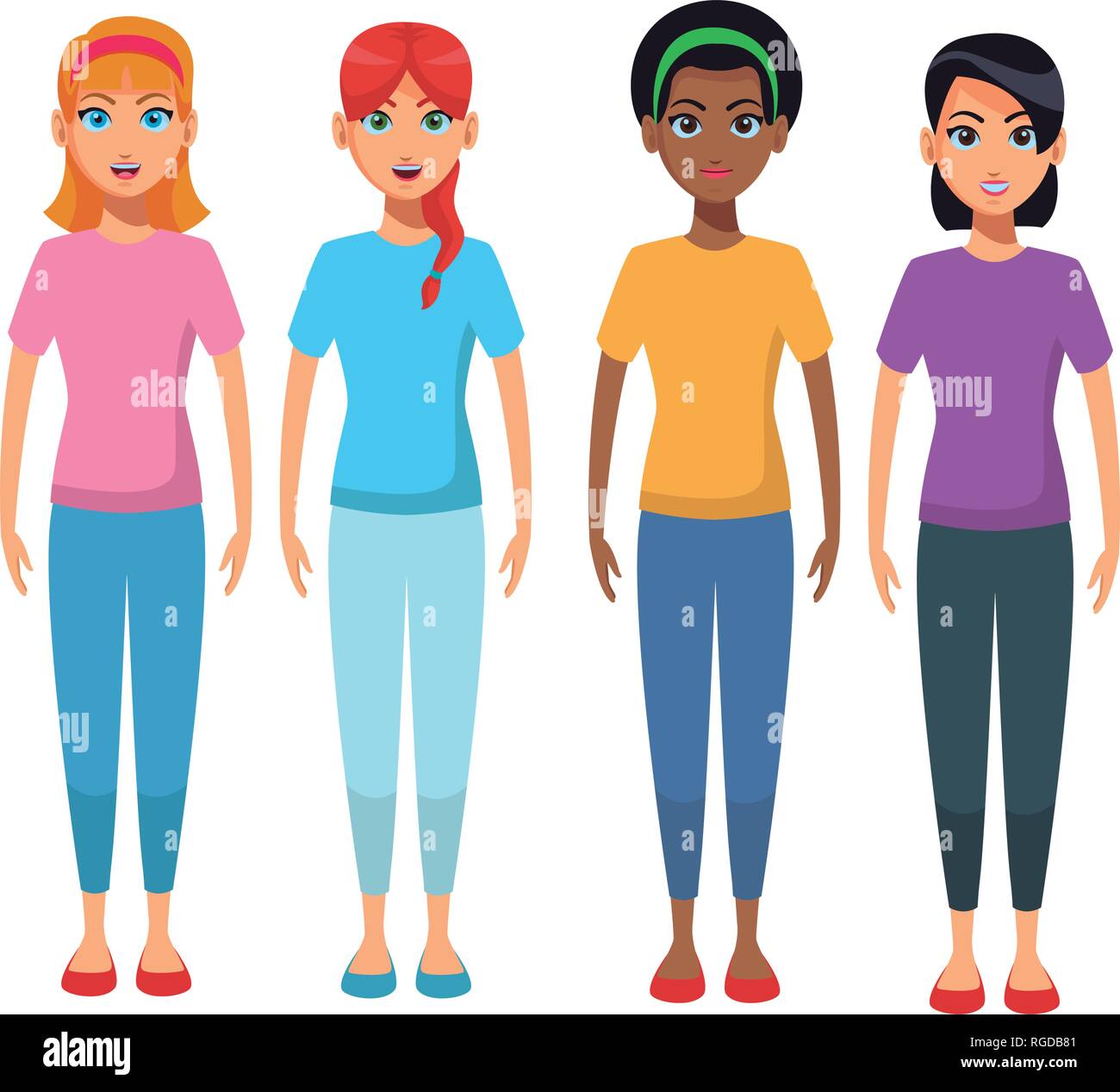 young women body cartoon Stock Vector Image & Art - Alamy