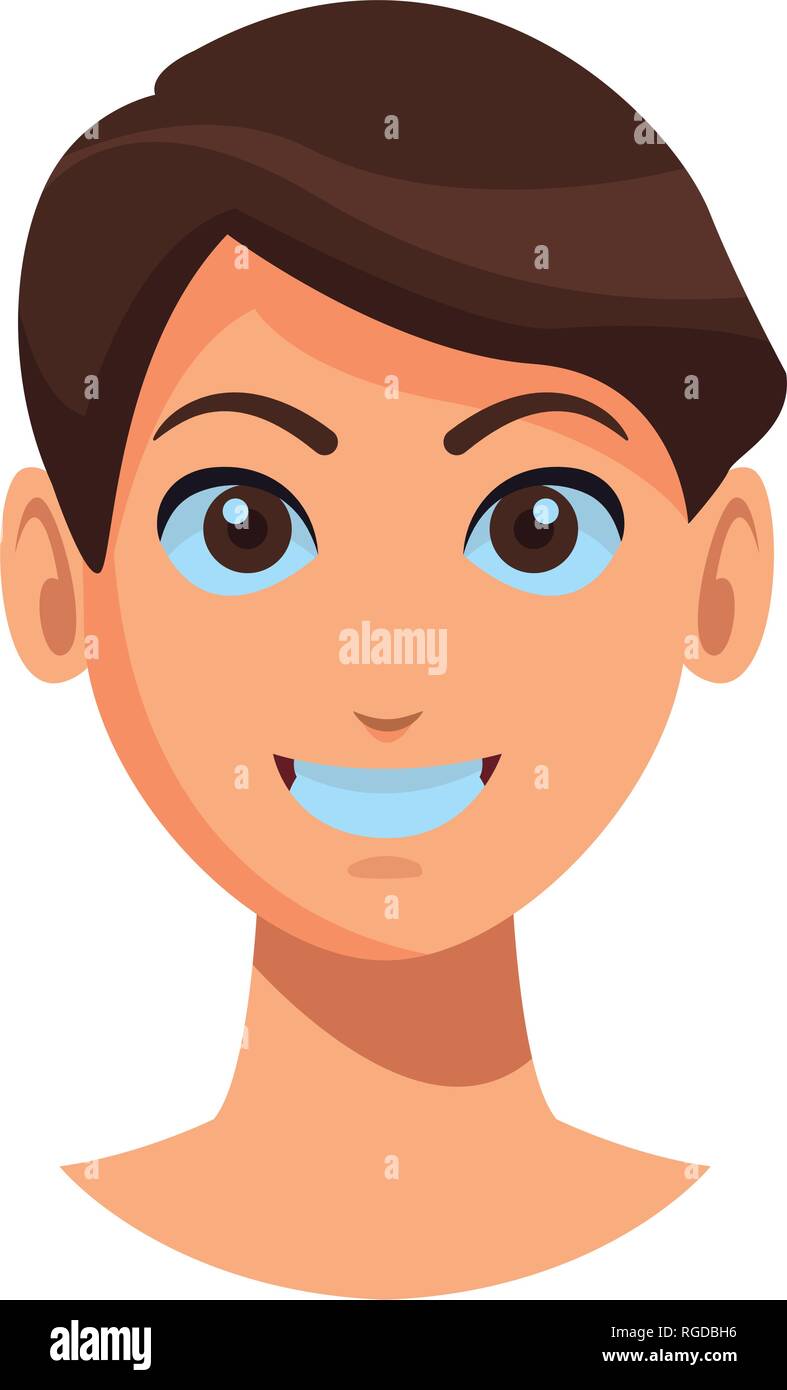 young man face cartoon Stock Vector Image & Art - Alamy