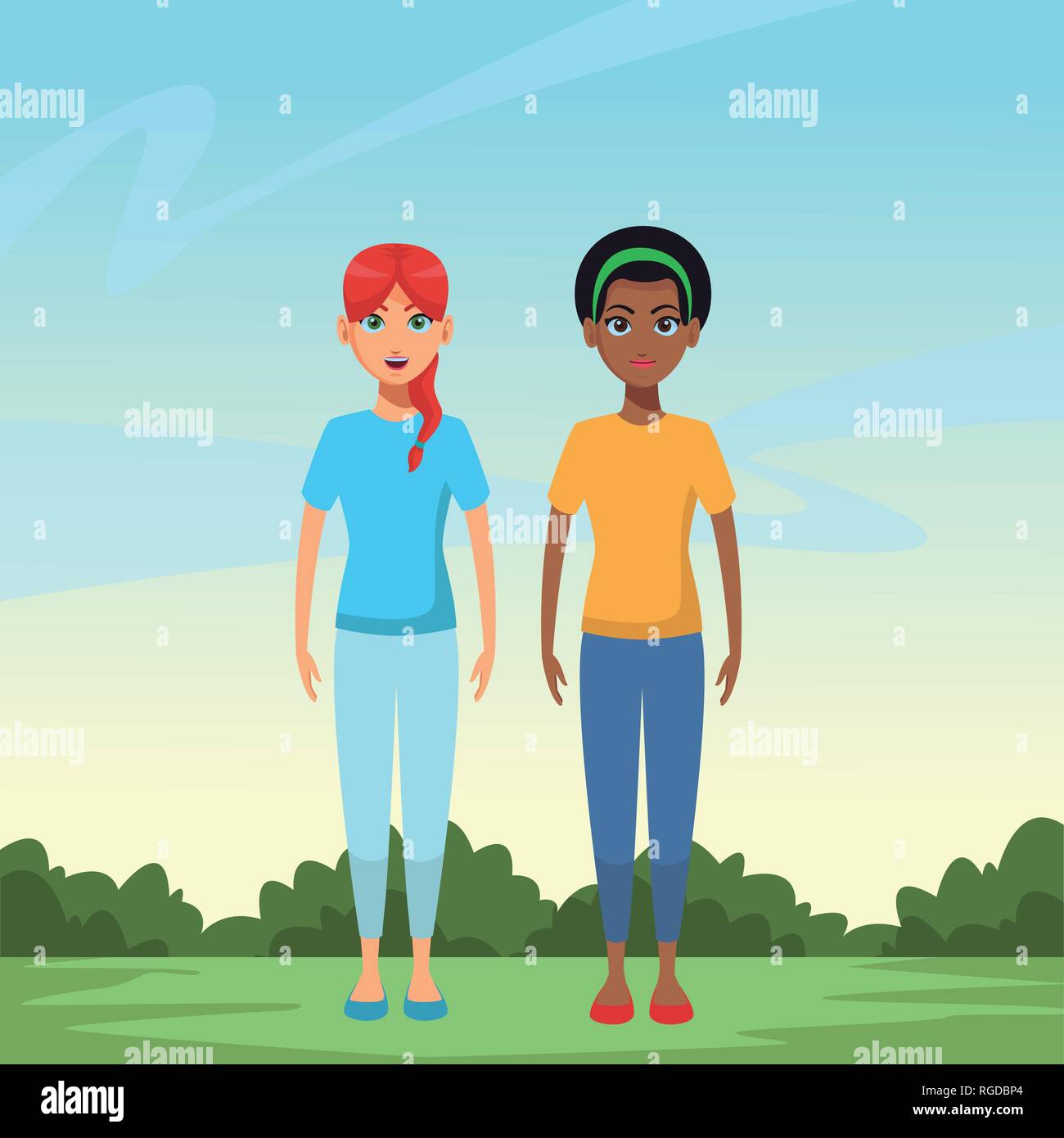 young women body cartoon Stock Vector Image & Art - Alamy