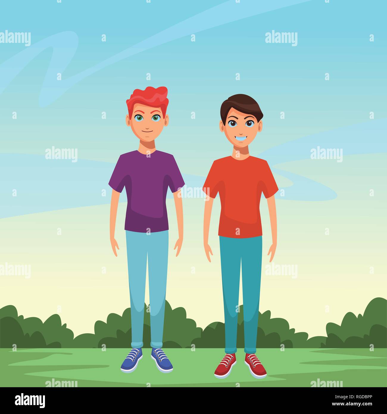 young men body cartoon Stock Vector Image & Art - Alamy