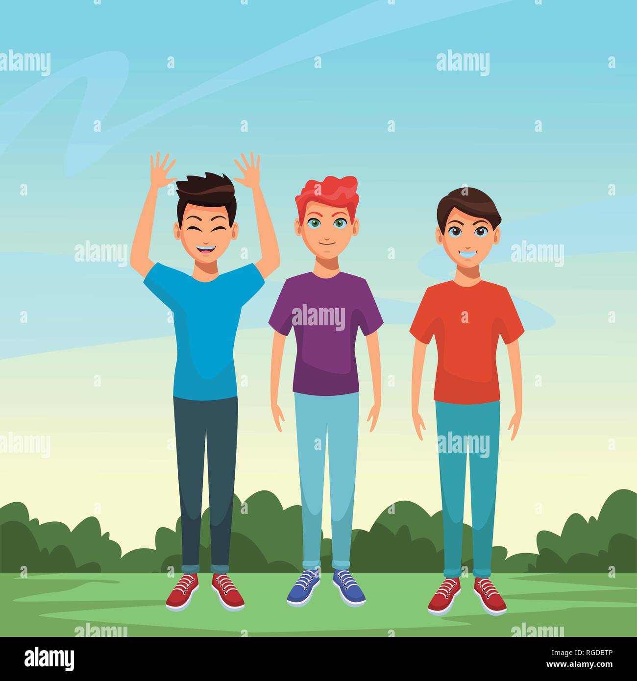young men body cartoon Stock Vector Image & Art - Alamy