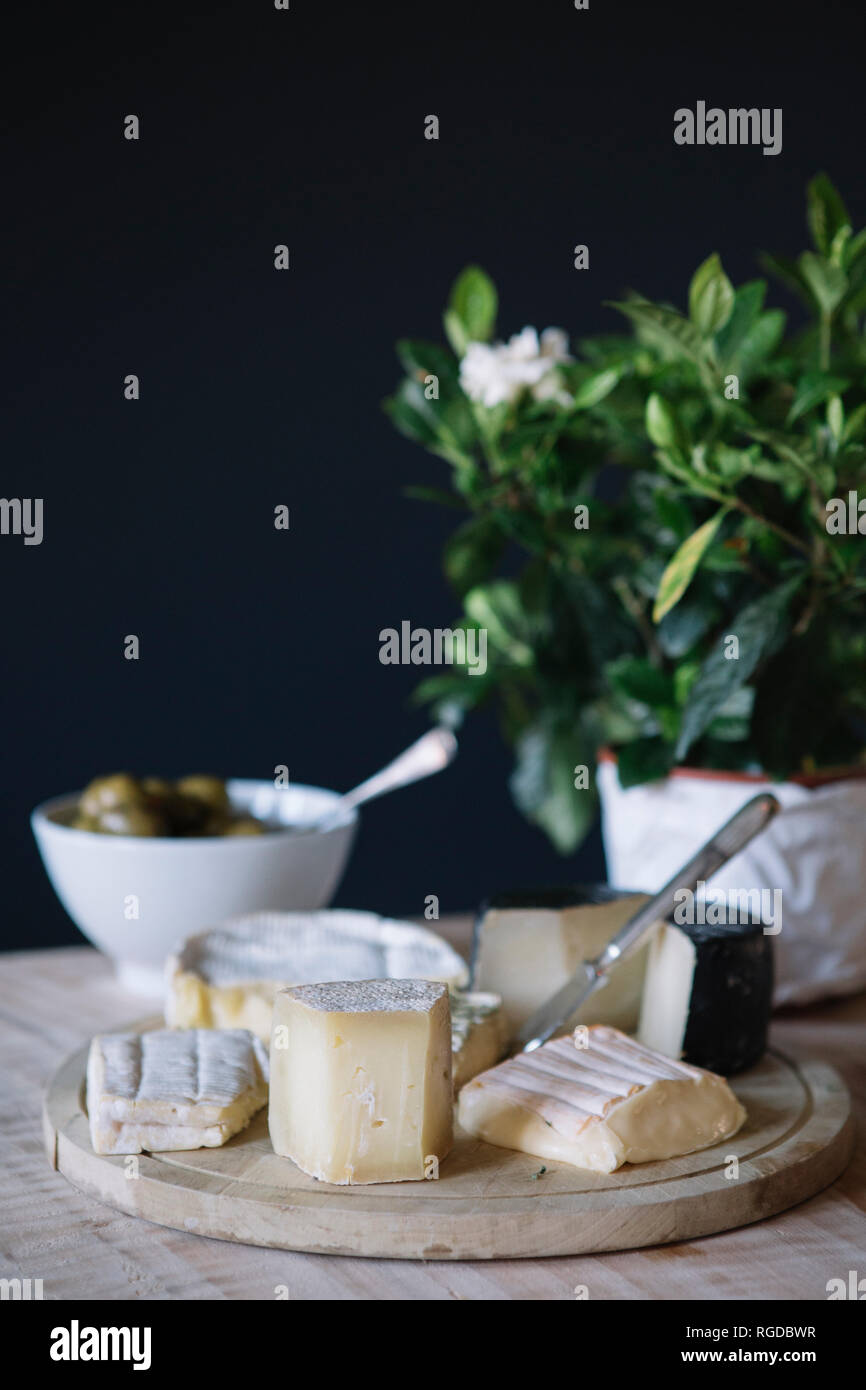 Cheese selection on the buffet of a luxury brunch Stock Photo - Alamy
