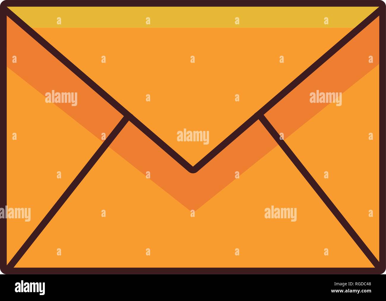 email envelope cartoon Stock Vector Image & Art - Alamy
