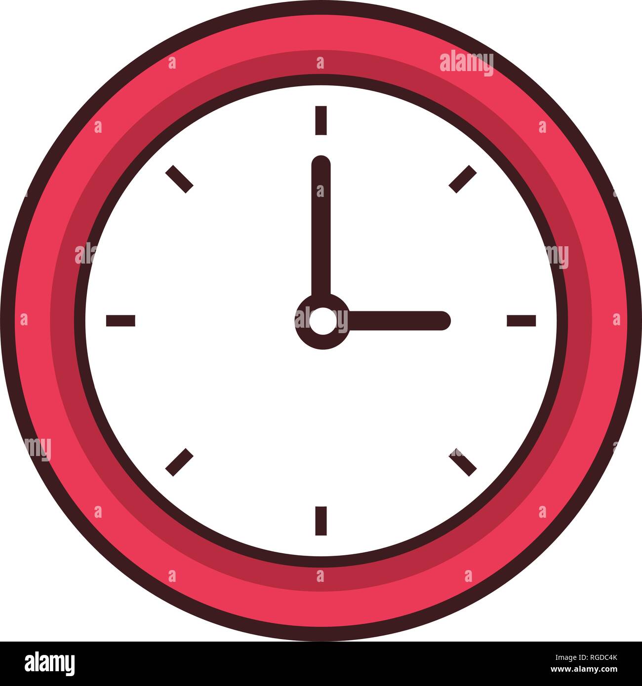clock time cartoon Stock Vector Image & Art - Alamy