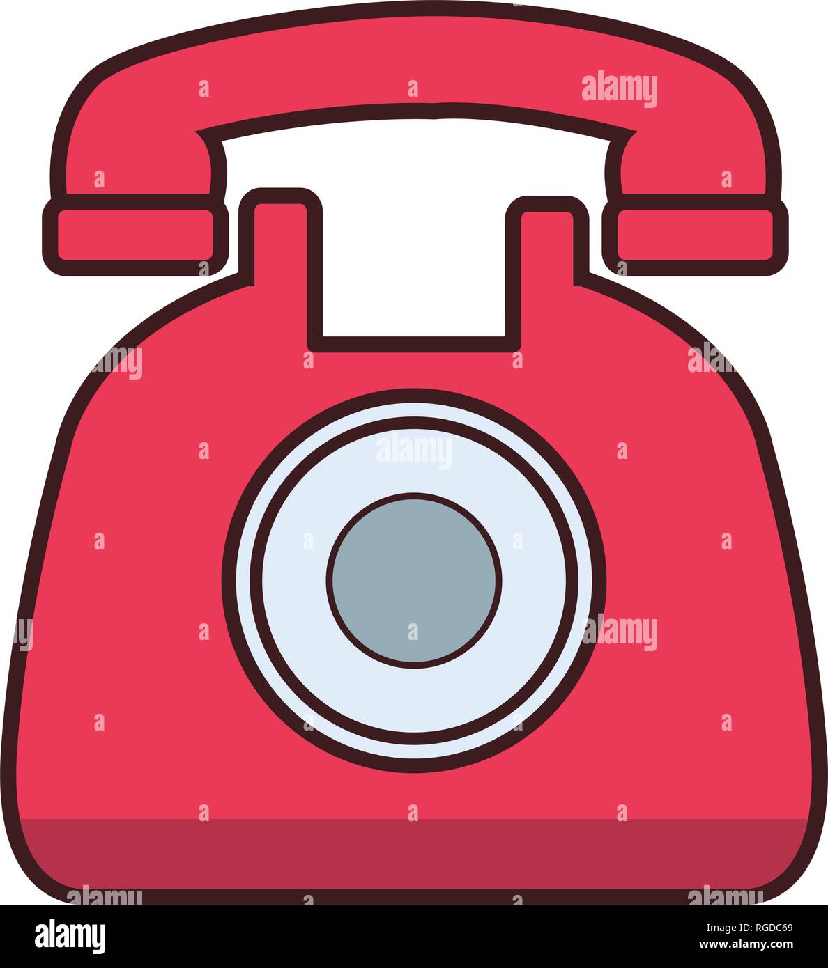 classic telephone cartoon Stock Vector Image & Art - Alamy