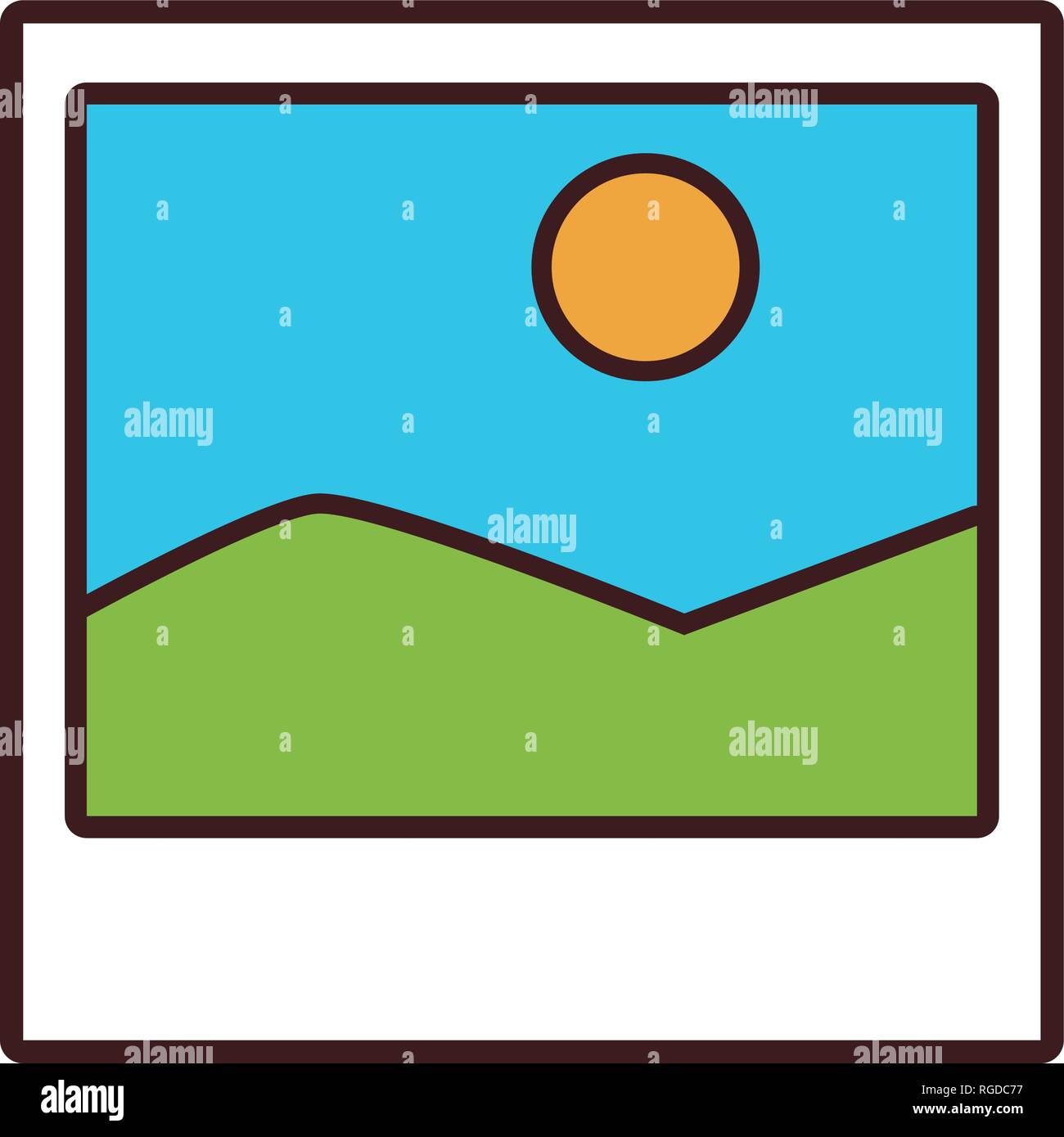 frame picture cartoon Stock Vector Image & Art - Alamy