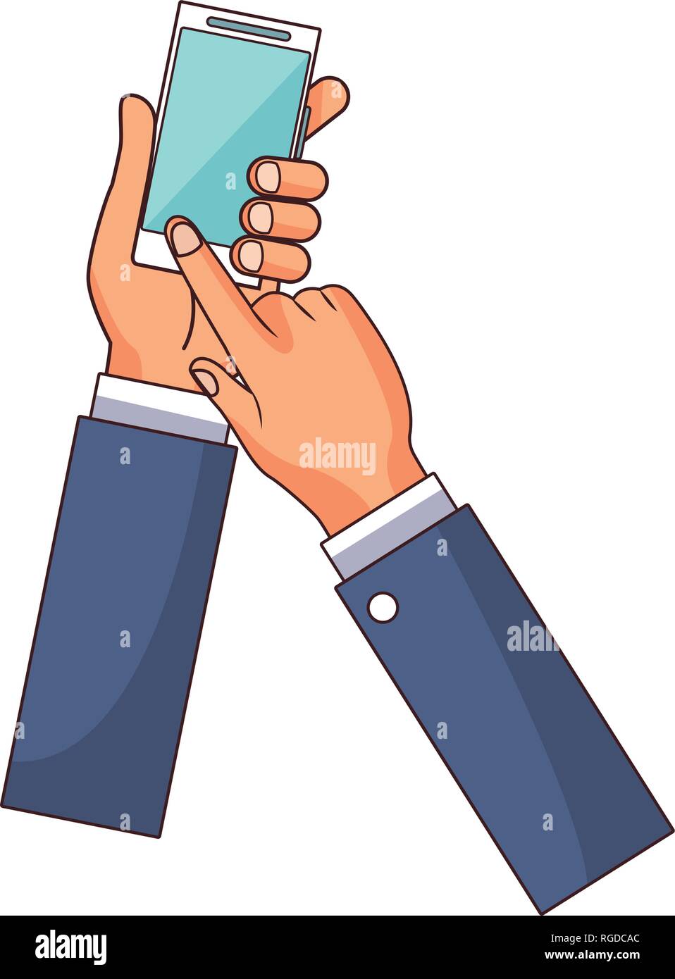 technology smartphone cartoon Stock Vector Image & Art - Alamy