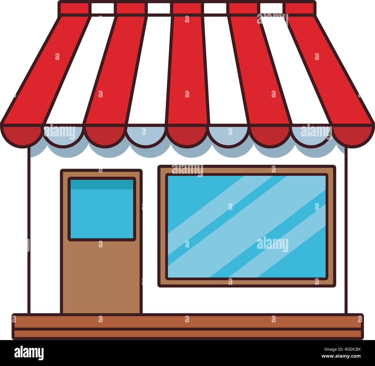 shopping store cartoon Stock Vector Image & Art - Alamy