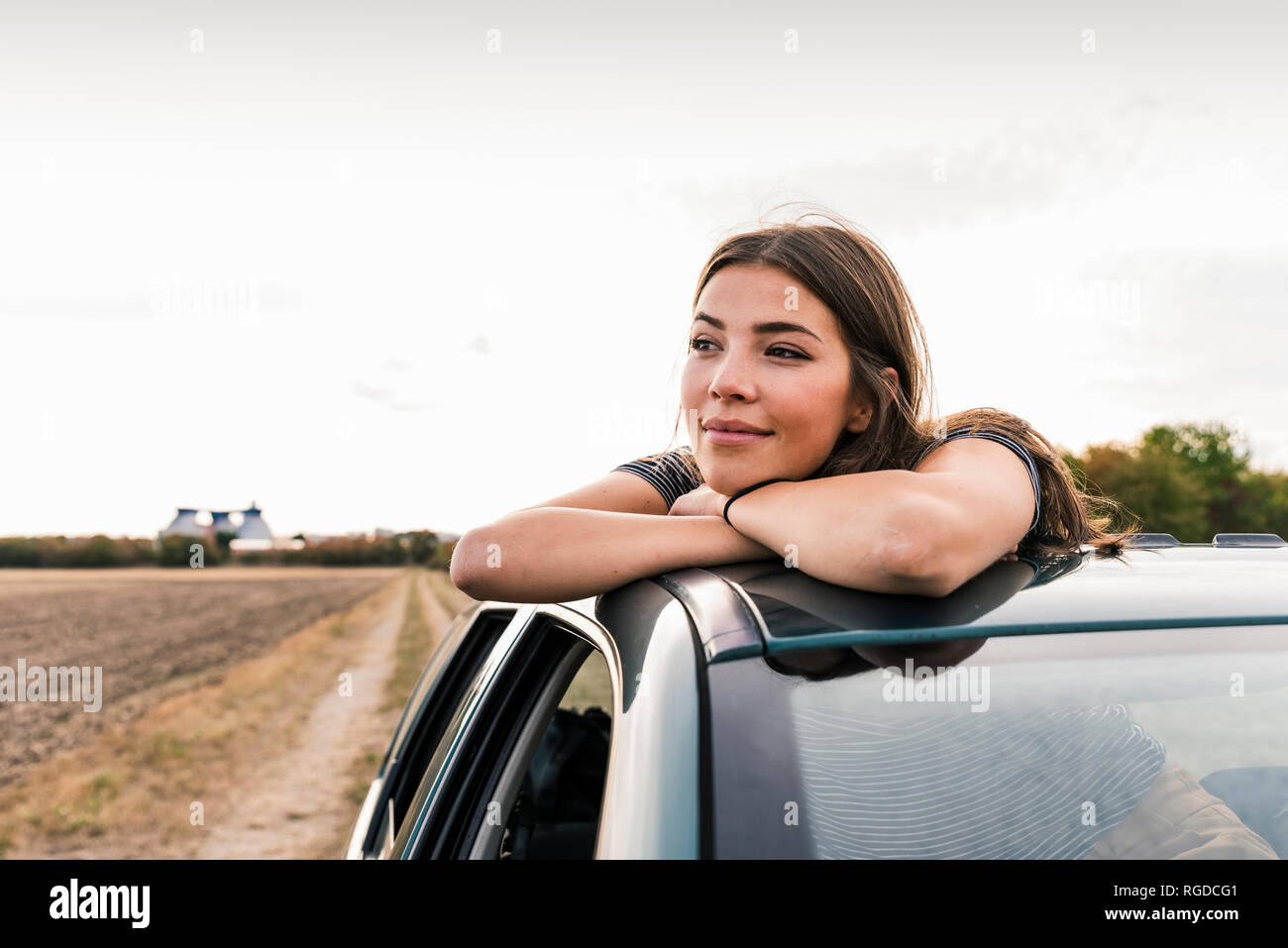 Sunroof looking up hi-res stock photography and images - Alamy