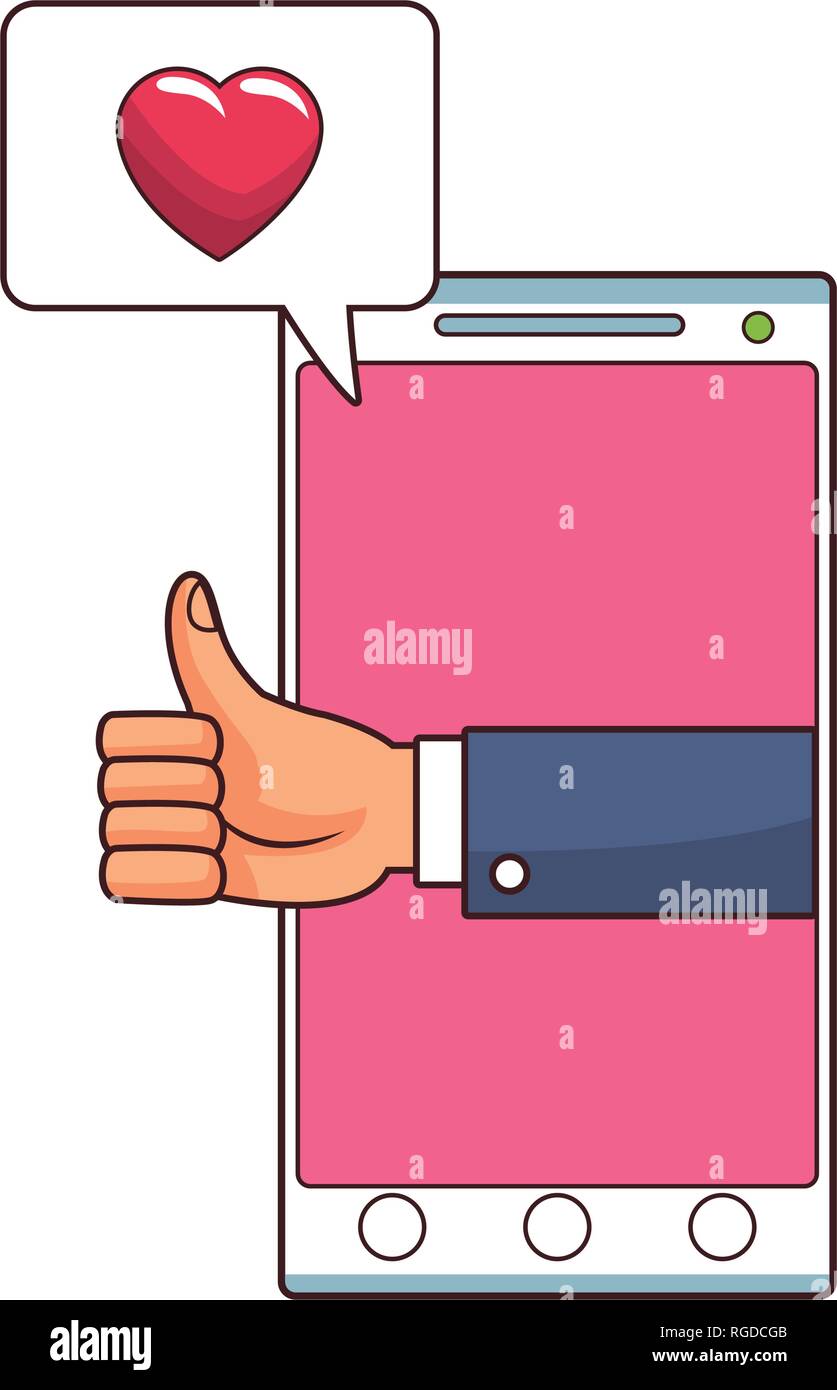 technology smartphone cartoon Stock Vector Image & Art - Alamy