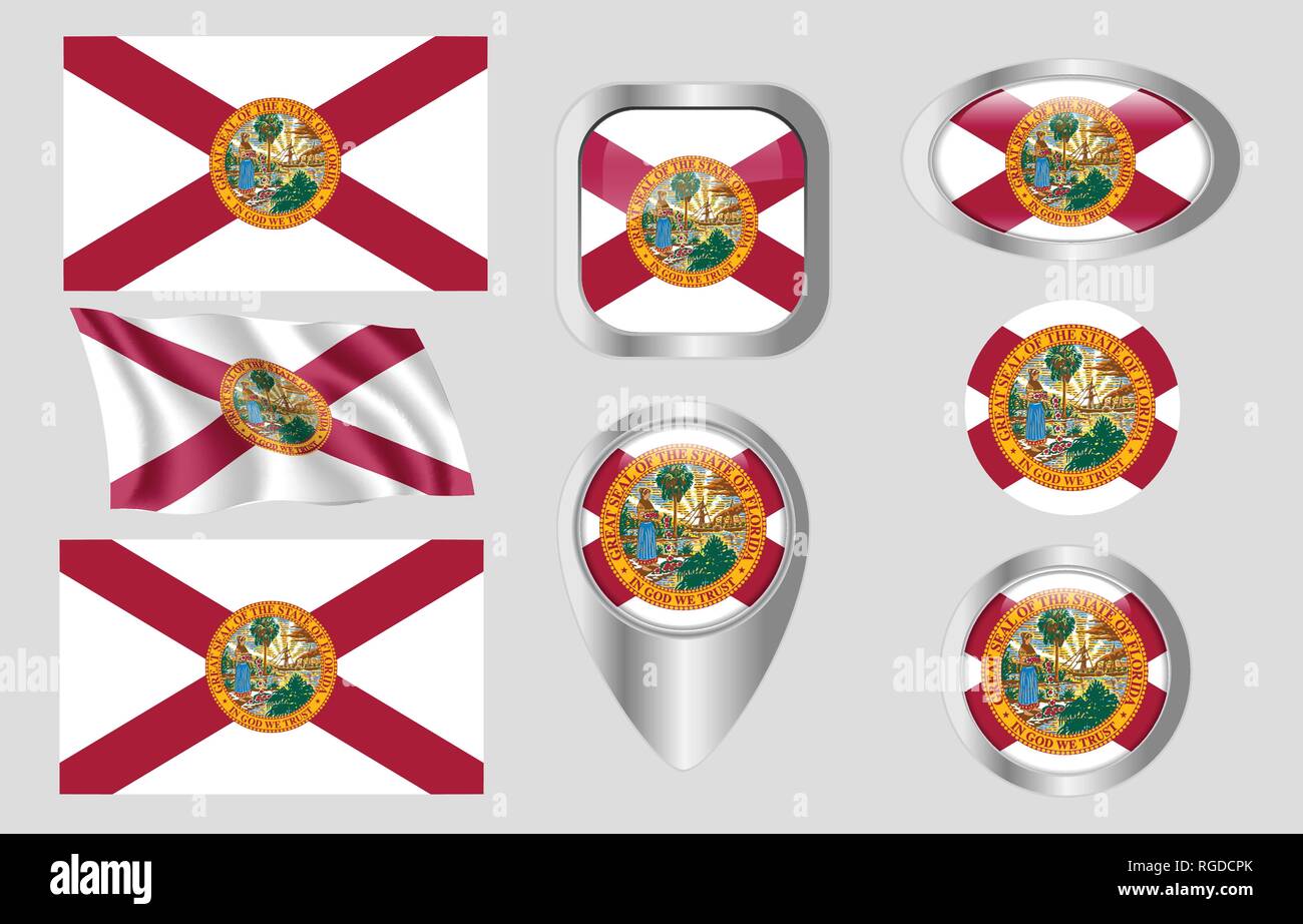 Flag of Florida Stock Vector Image & Art - Alamy