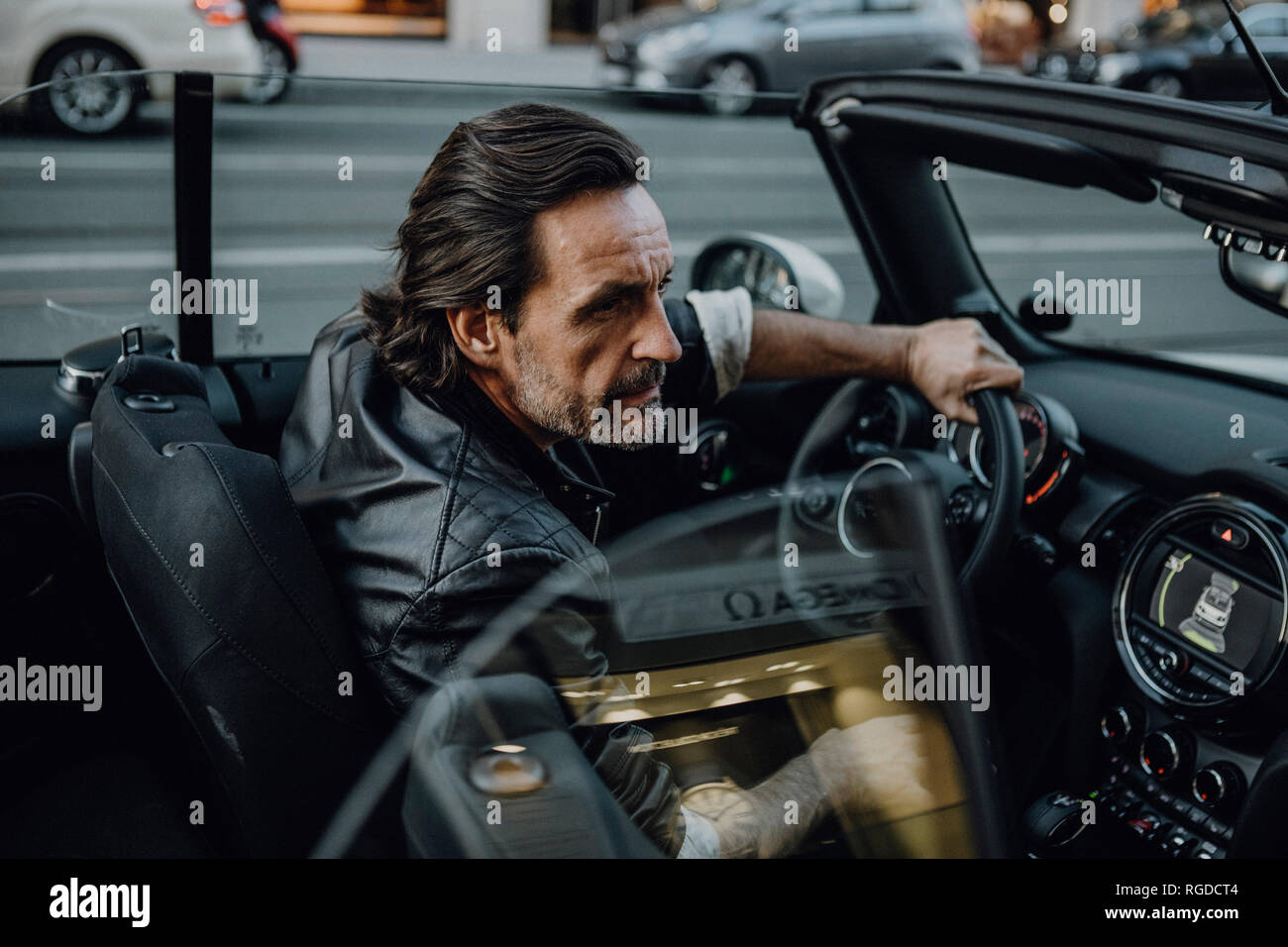 Car coat man convertible hi-res stock photography and images - Alamy