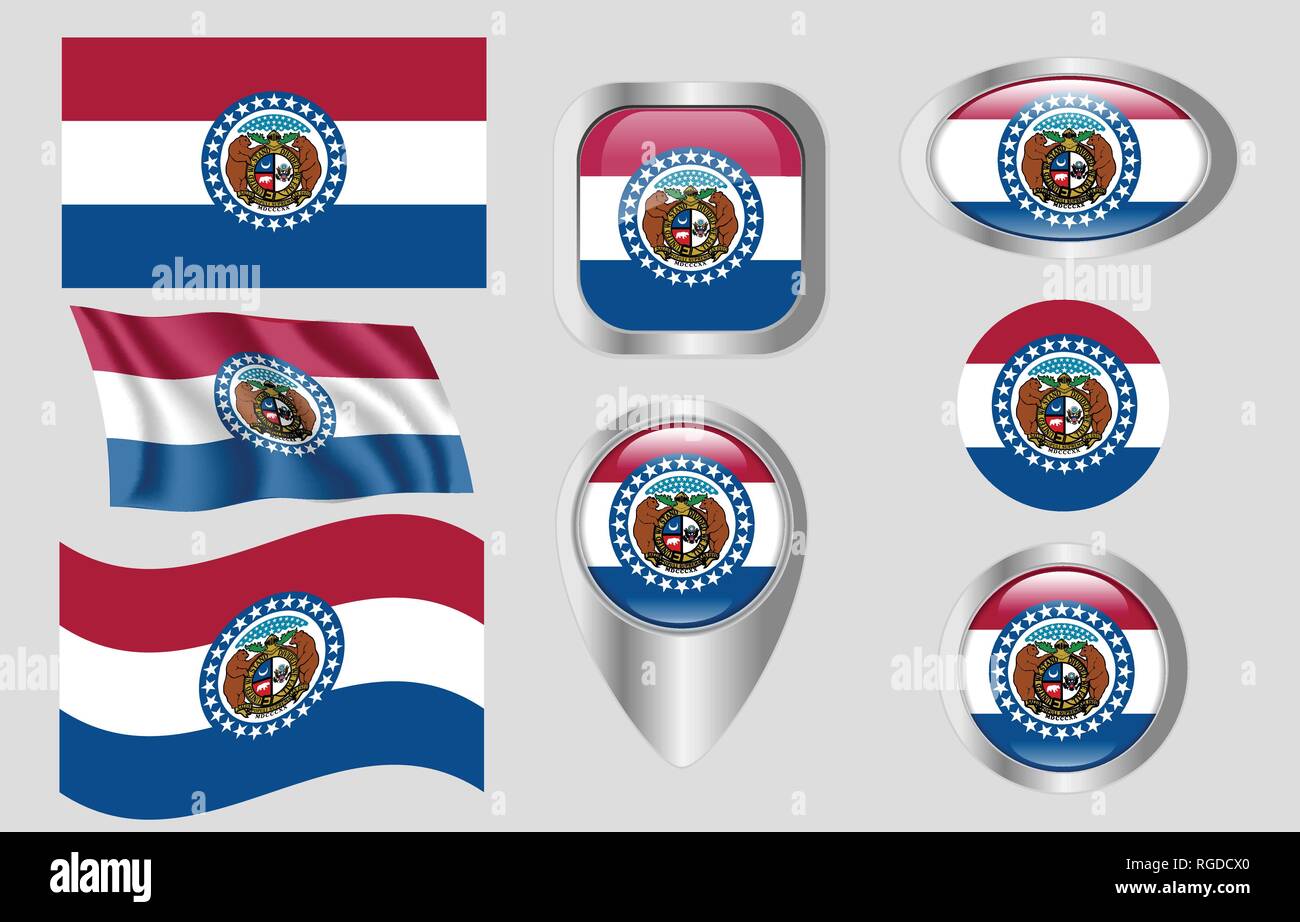 Flag of Missouri Stock Vector Image & Art - Alamy