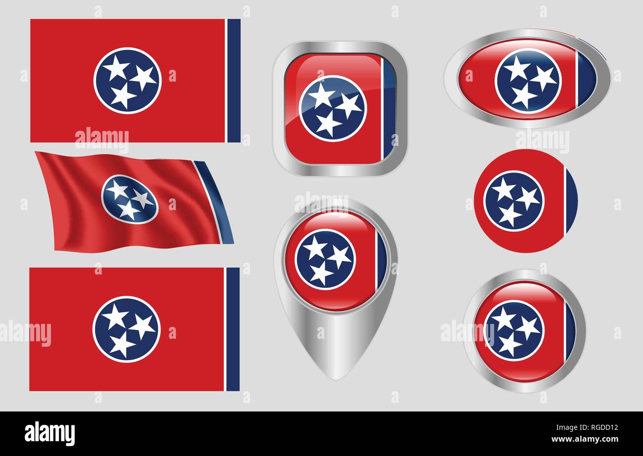 Flag of Tennessee Stock Vector Image & Art - Alamy