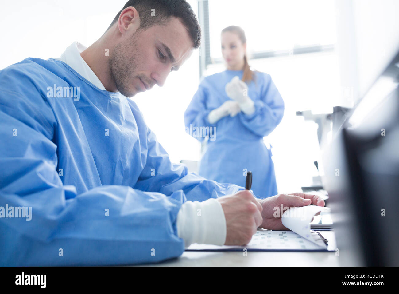 Laboratory notes hi-res stock photography and images - Alamy