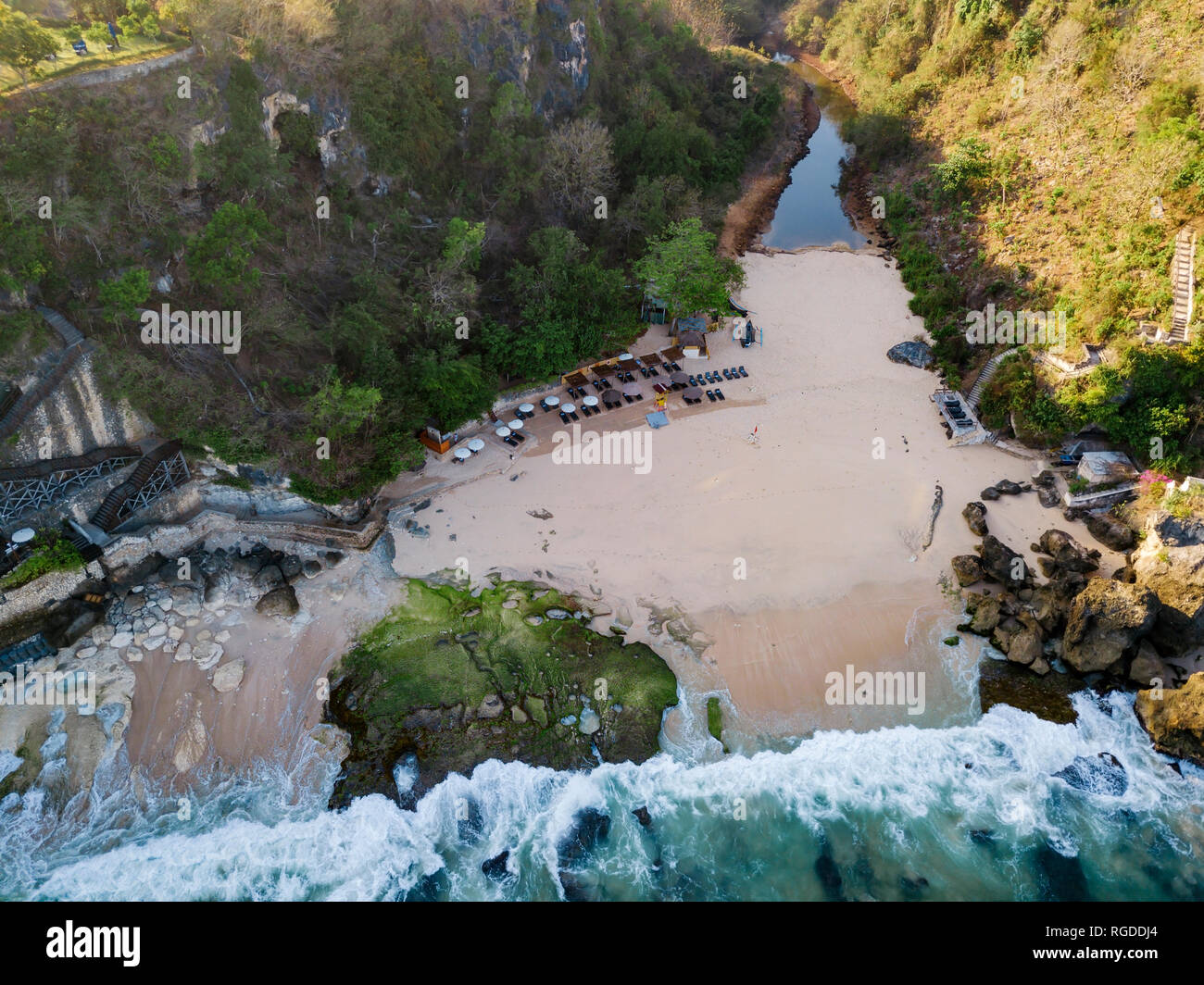 Indonesia, Bali, Aerial view of beach Stock Photo - Alamy