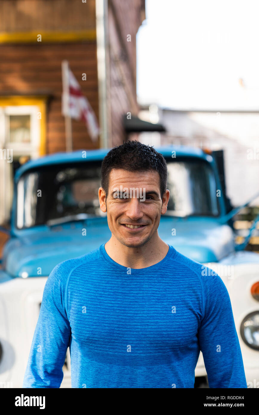 Man up trucks hi-res stock photography and images - Alamy