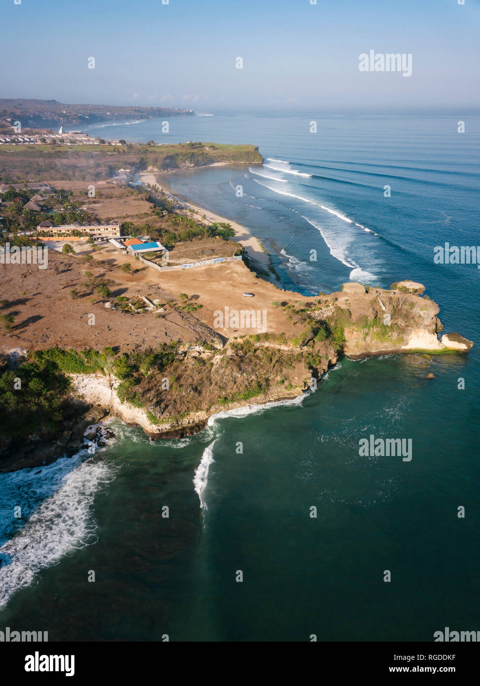 Indonesia, Bali, Aerial view of Balangan beach Stock Photo - Alamy
