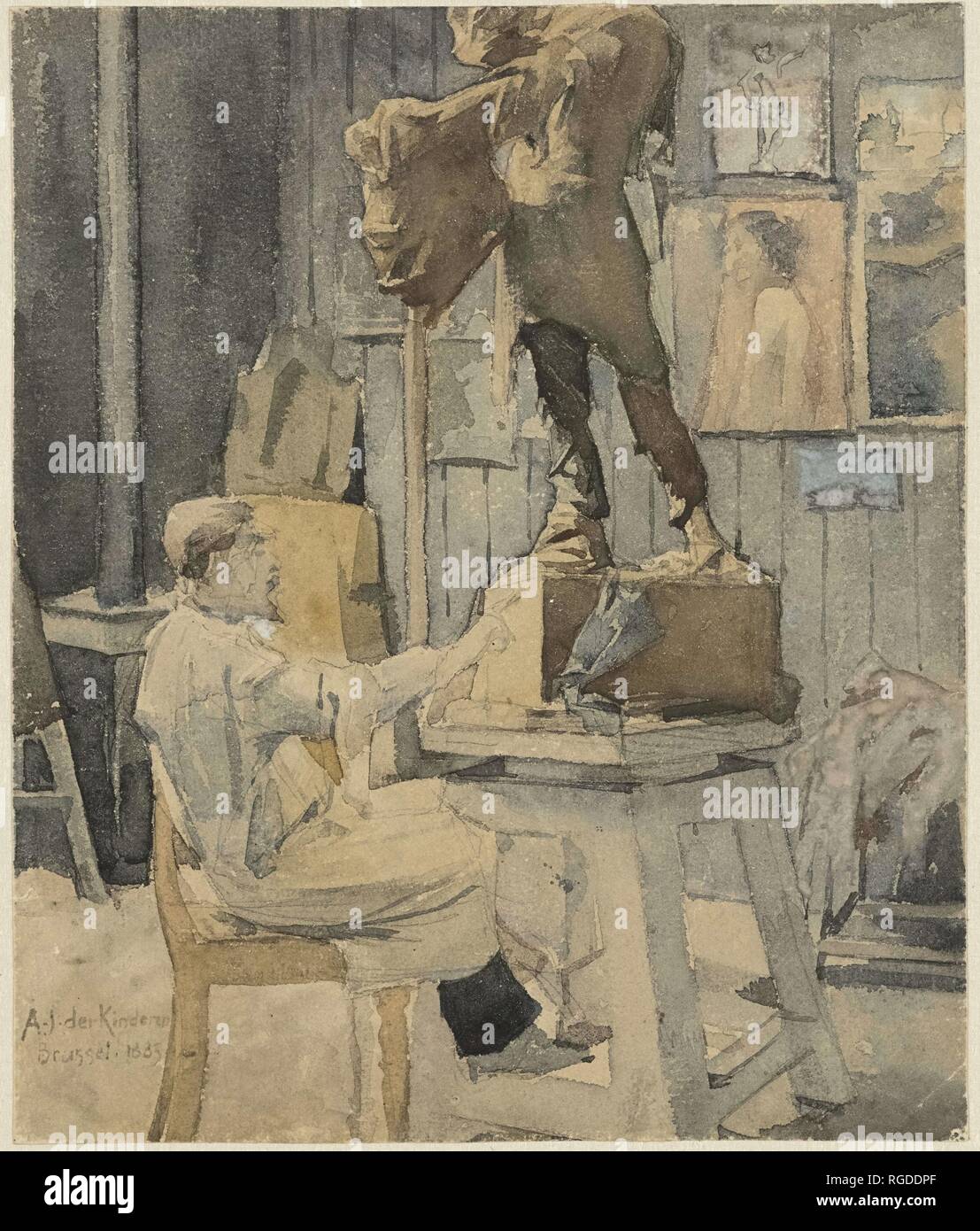 Sculptor's studio hi-res stock photography and images - Alamy