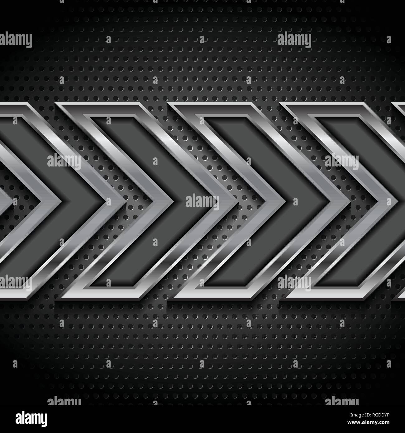 Metallic arrows Stock Vector Images - Alamy