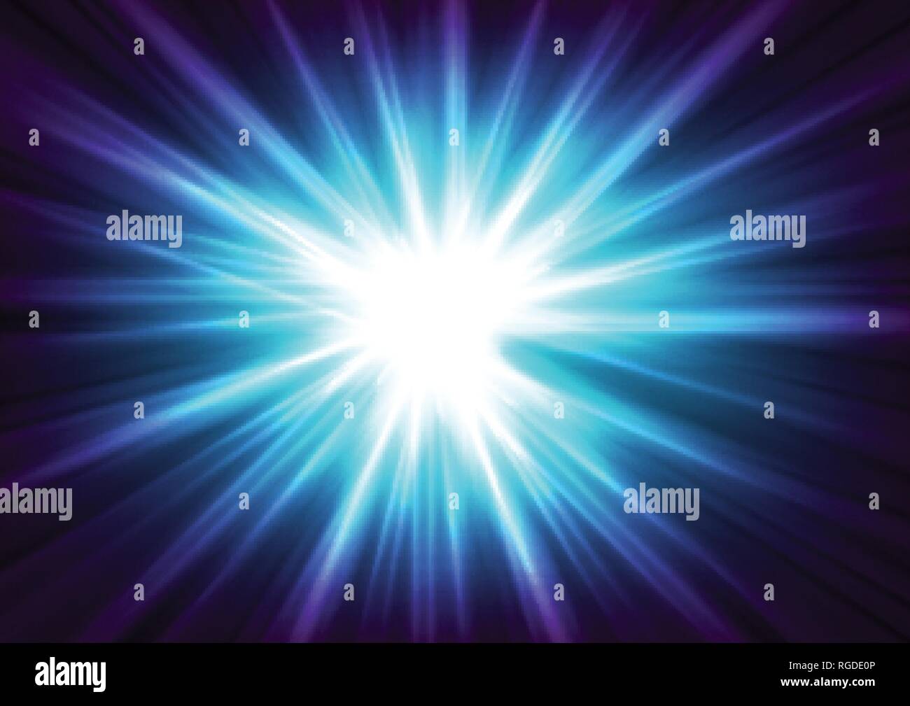 Blue glowing shiny beams abstract vector background Stock Vector Image ...