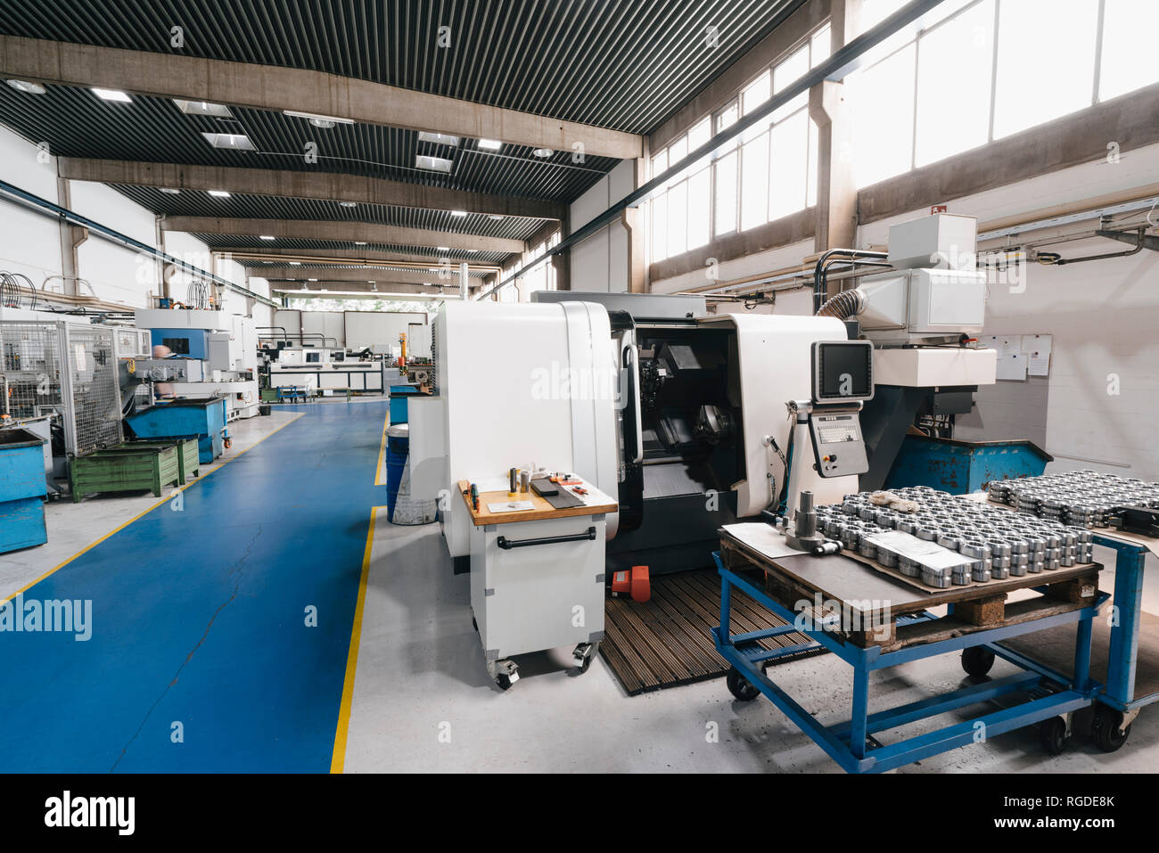Interior of a factory workshop Stock Photo - Alamy