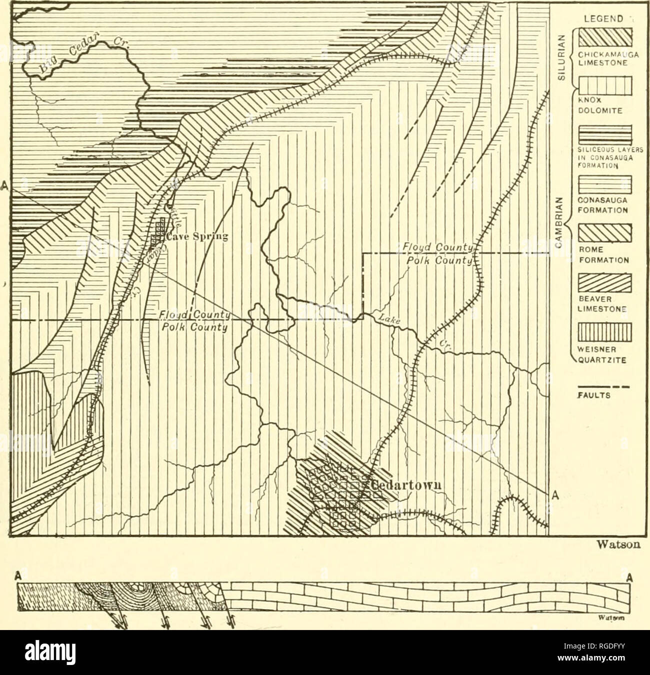 Denison map hi-res stock photography and images - Alamy