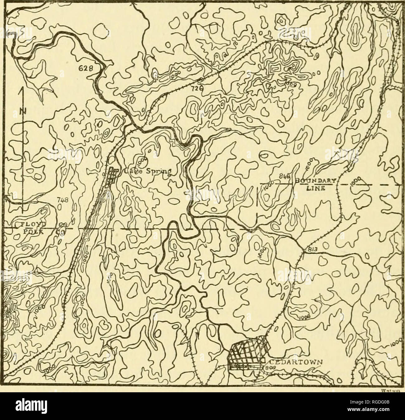 Denison map hi-res stock photography and images - Alamy