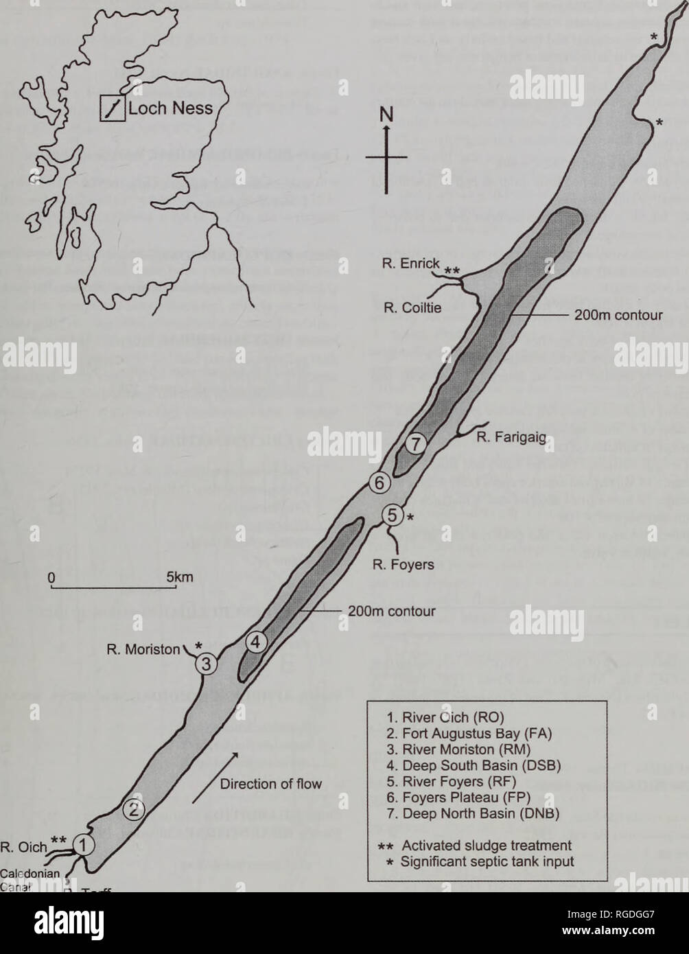 Map of loch ness hi-res stock photography and images - Alamy