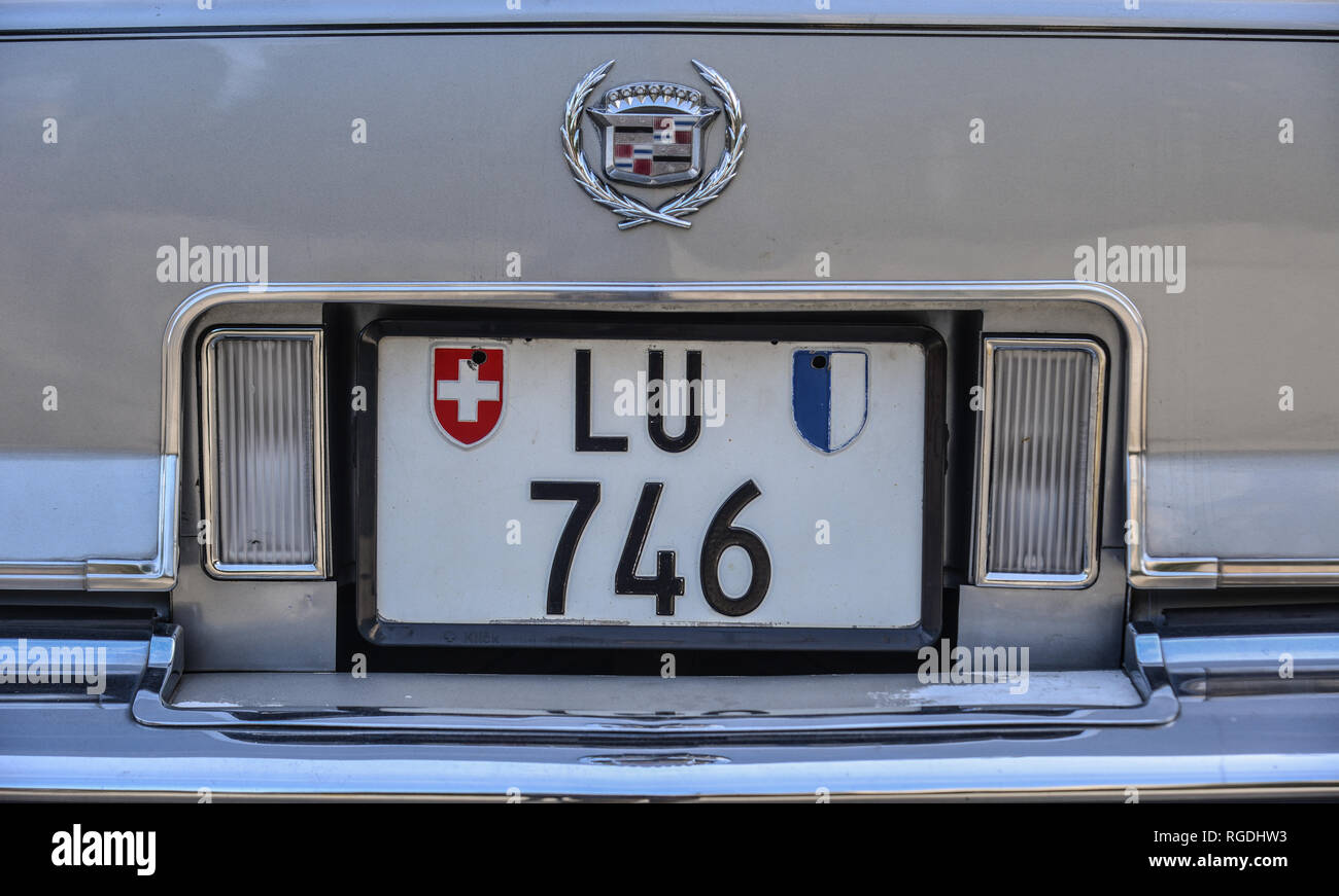 Switzerland car plate hi-res stock photography and images - Alamy
