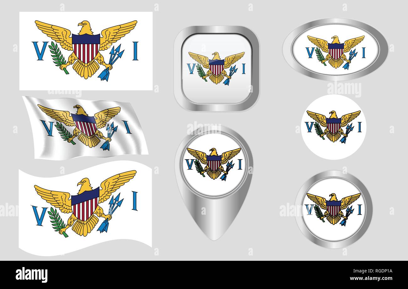 Flag of US Virgin Islands Stock Vector Image & Art - Alamy