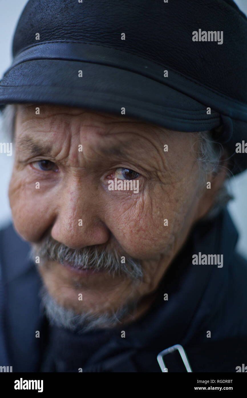 Old yakutia man, Yakutsk, Yakutia, Siberia, Russia Stock Photo - Alamy