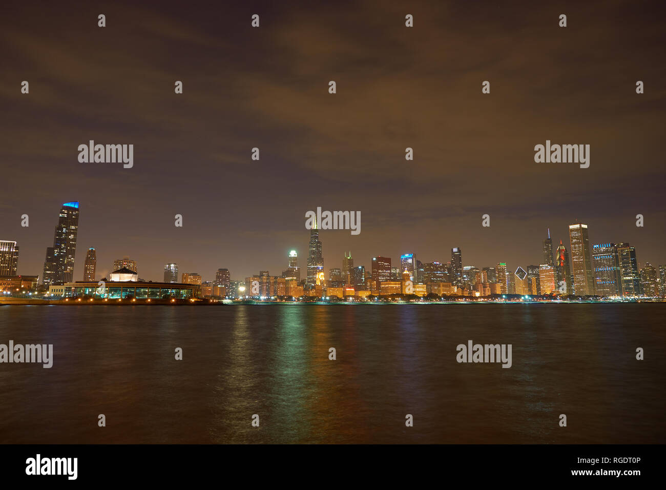 CHICAGO, IL - CIRCA MARCH, 2016: view of Chicago high-rise buildings ...