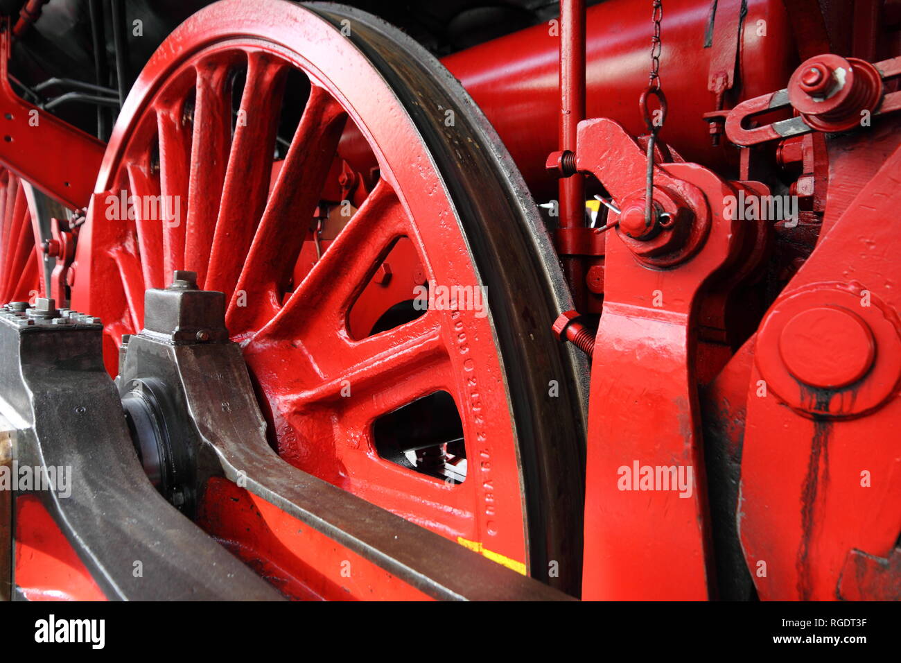 Wheels steam locomotive hi-res stock photography and images - Alamy