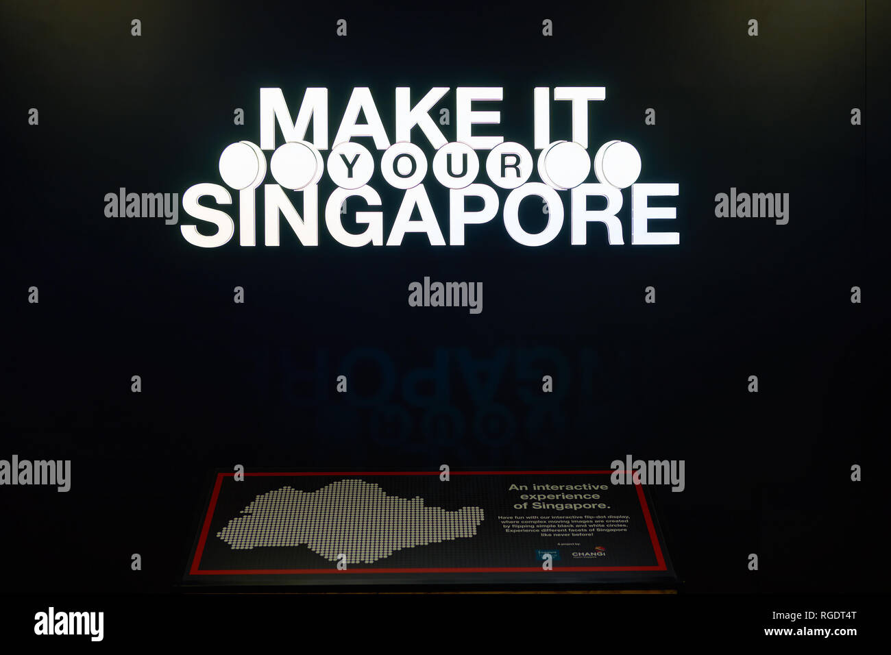 SINGAPORE - CIRCA SEPTEMBER, 2016: "Make it Your Singapore" interactive ...