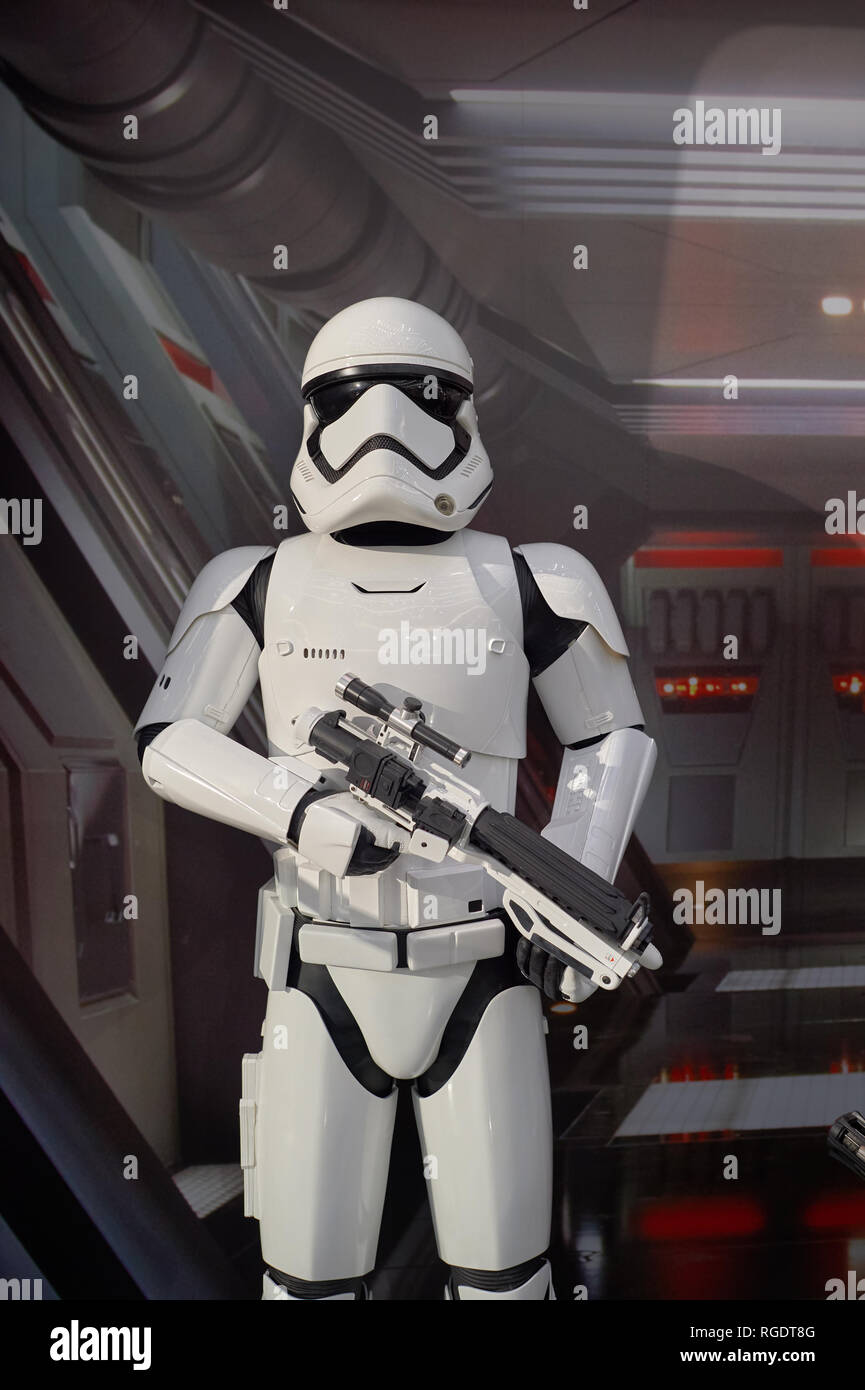HONG KONG - CIRCA DECEMBER, 2015: Stormtrooper life-sized movie ...