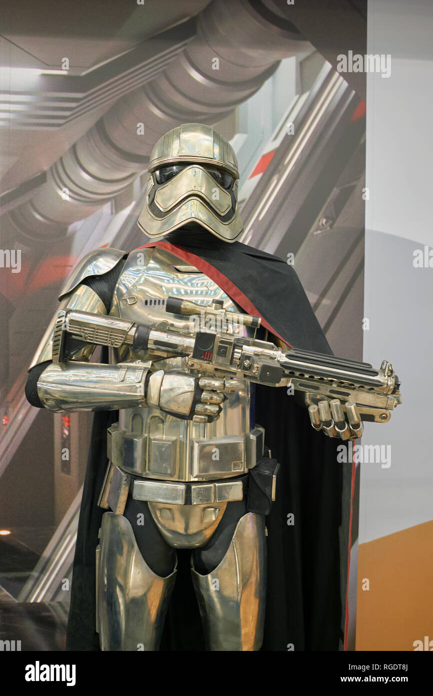 HONG KONG - CIRCA DECEMBER, 2015: Captain Phasma life-sized movie ...