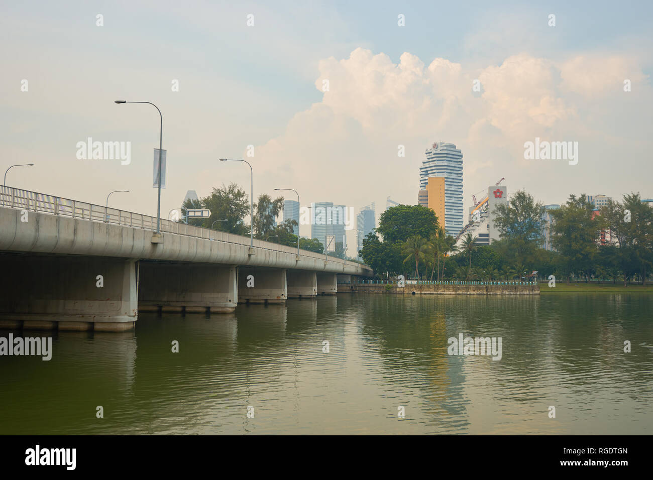SINGAPORE - CIRCA NOVEMBER, 2015: Singapore urban landscape at daytime ...