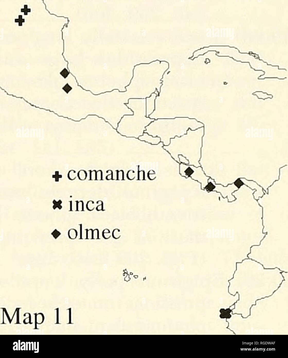 Map of comanche hi-res stock photography and images - Alamy
