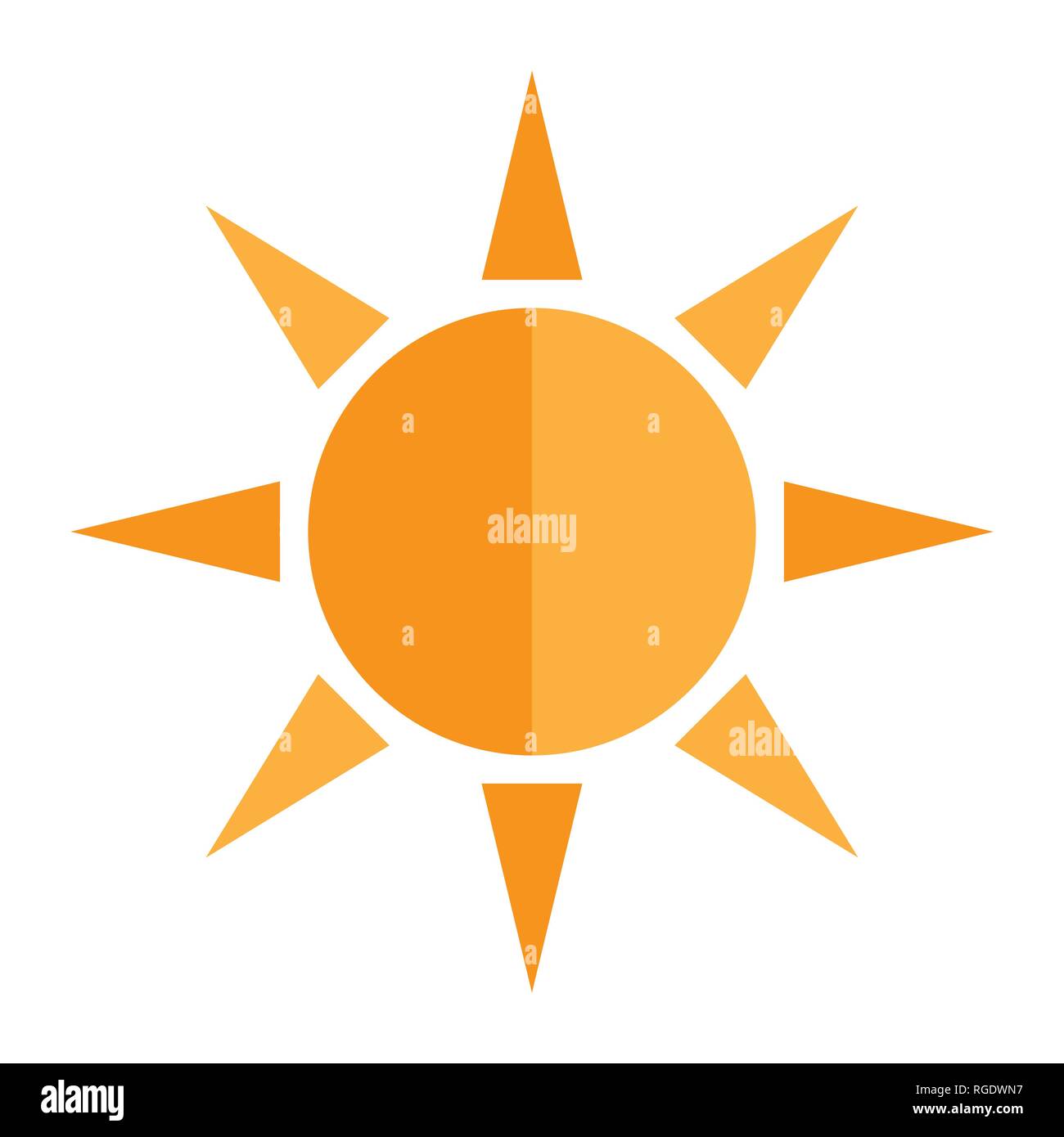 Sunshine symbol Stock Vector Images - Alamy