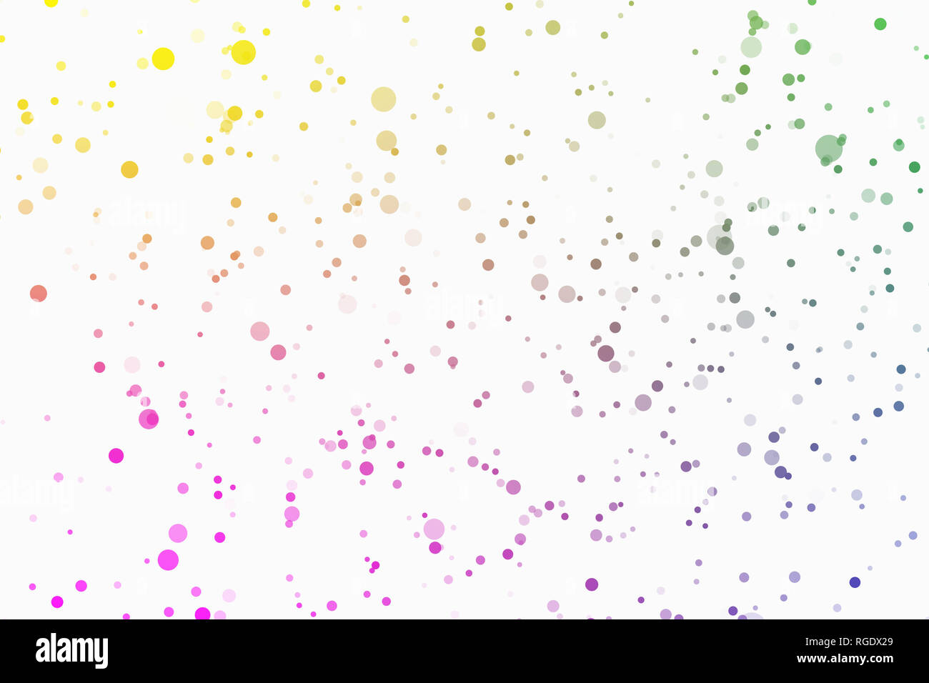 confetti flicker color gradient white background Stock Photo - Alamy