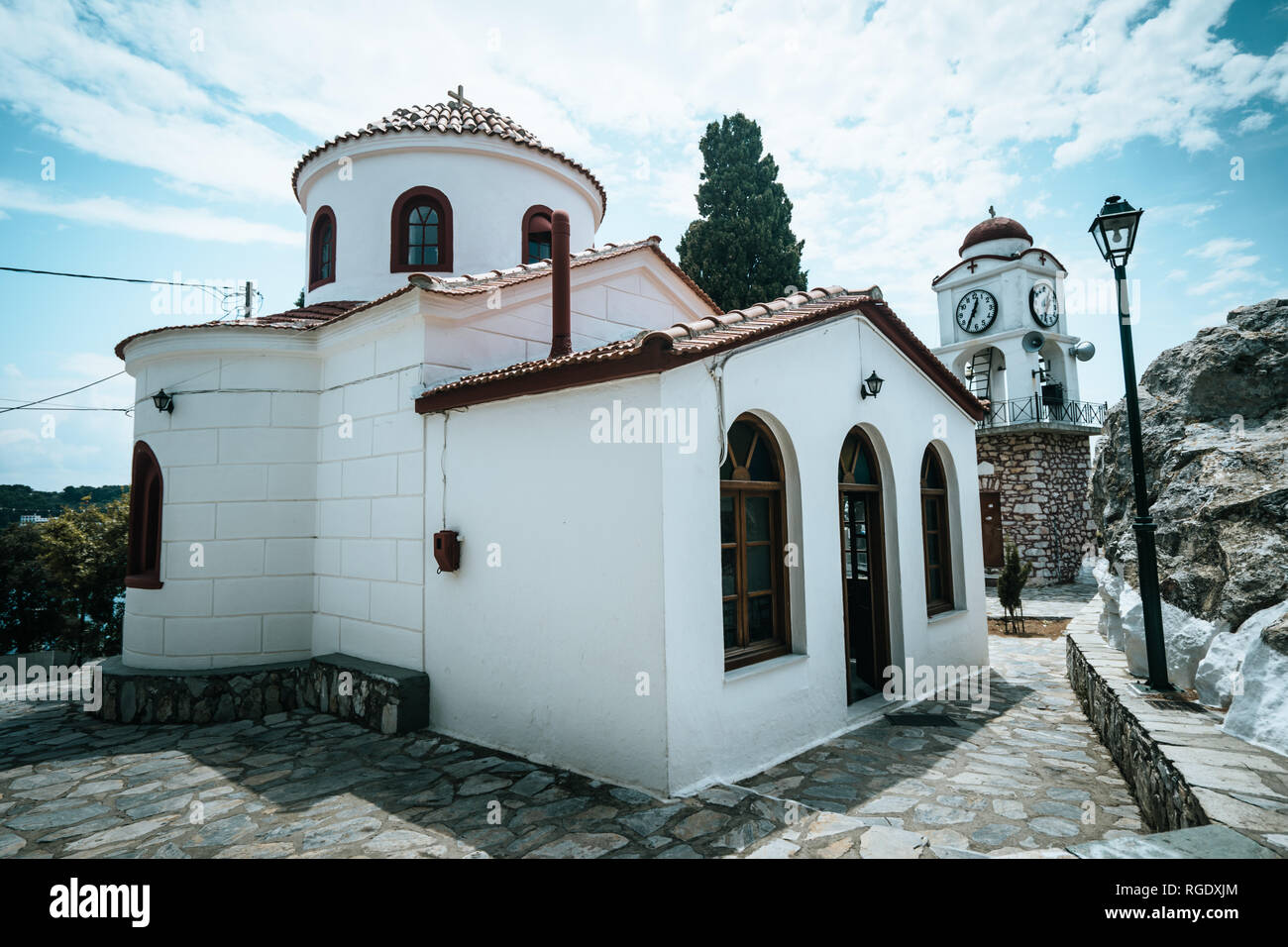 Traditional Greek Church Stock Photo - Alamy
